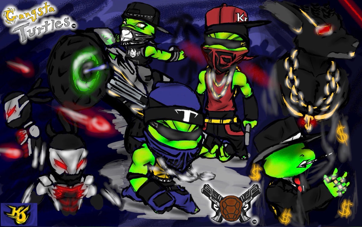 “Gangsta Turtles”: G-CODE HUNTERS POSTER – Keith Jett Productions
